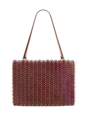 Rabanne 1969 Iconic Discs Shoulder Bag - Red