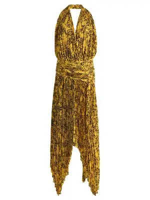 PROENZA SCHOULER Proenza Schouler Halterneck Pleated Maxi Dress