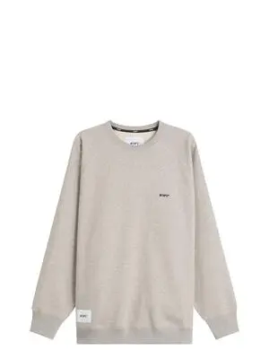 WTAPS Sign Logo Relaxed Sweatshirt - Gray