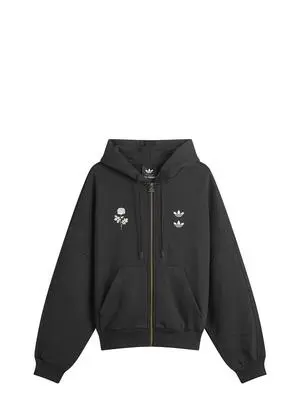 Adidas X Willy Chavarria Zipped Hoodie - Black