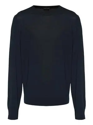 TOM FORD Wool Crewneck Sweater - Black
