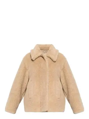 Max Mara Fur Coat - Beige
