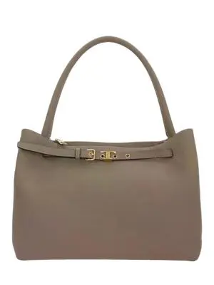 TOD'S Buckle-Detail Tote Bag Brown