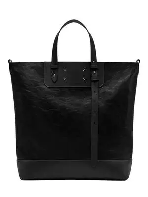MAISON MARGIELA Belt Detail Tote Bag - Black