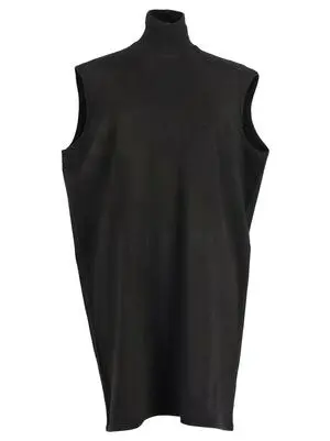 Rick Owens Sleeveless High-neck Dress - Black
