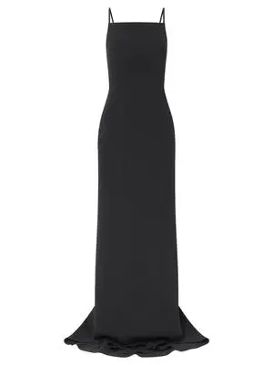 Givenchy Crepe-cady Gown - Black
