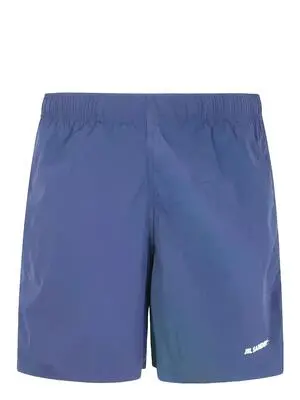 JIL SANDER Elasticated-waist Shorts - Blue