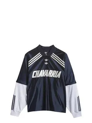 Adidas X Willy Chavarria Dazzle Long Sleeve T-shirt - Navy Blue