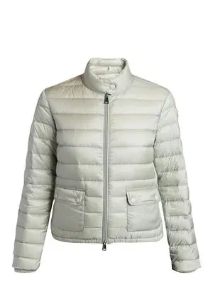 Moncler Lans Short Down Jacket Gray