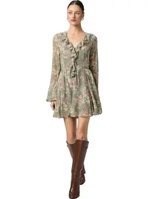Paige Cecconi Fit-and-flare Mini Dress - Floral