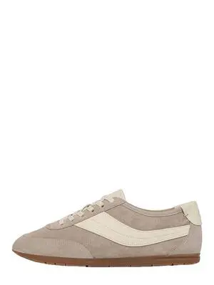Vince Suede And Leather Slip-on Runner Sneakers - Red