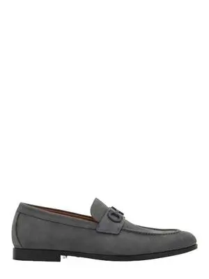 FERRAGAMO Gancini Buckle Loafer - Natural