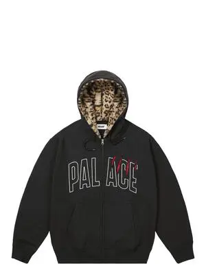 PALACE Claw Zip Up Hoodie - Black
