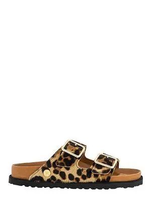 BIRKENSTOCK 1774 Arizona Calf-Hair Sandals Leopard