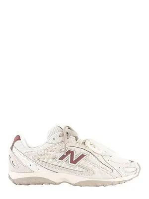 NEW BALANCE 204l Suede And Mesh Trainers - Sea Salt Red Rock