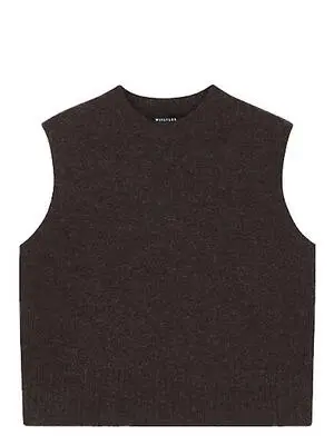 Whistles Wool Tank - Brown