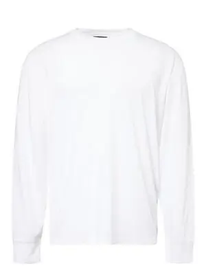 TOM FORD Long-sleeve Lyocell And Cotton-blend T-shirt - White