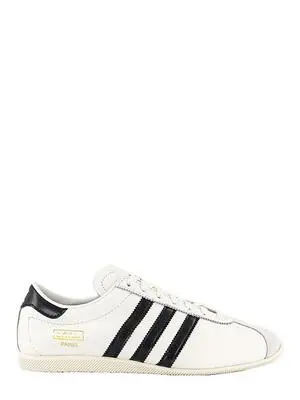 Adidas Paris Leather Trainers - Core White Core Blac
