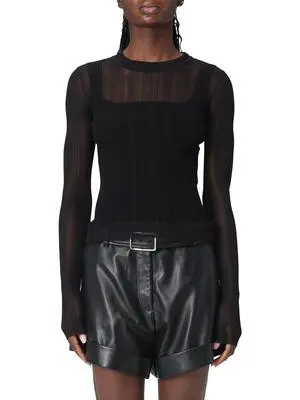 Sportmax Ribbed Knit Top - Black