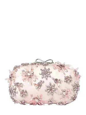 SELF-PORTRAIT Embellished Clutch - Pink