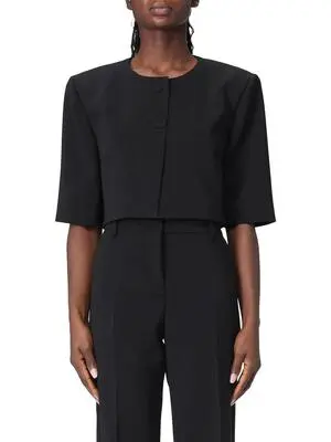 Pinko Cropped Jacket - Black