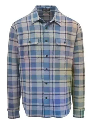 Faherty Brand Checked Shirt - Blue