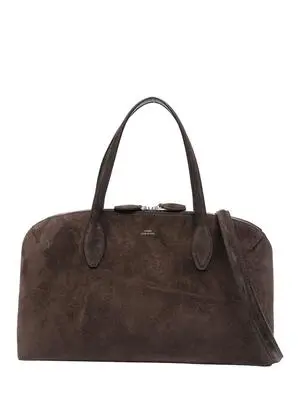 TOTEME Suede Leather Tote Bag - Brown