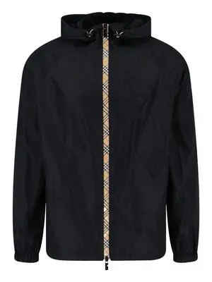 Burberry Check Jacket - Black