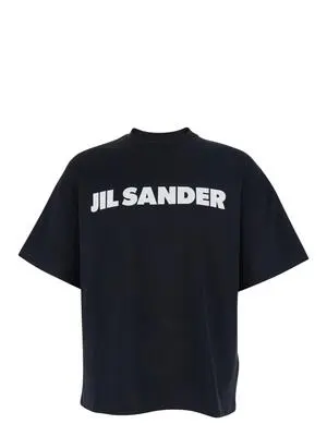 JIL SANDER Cotton T-shirt - Black
