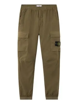 Stone Island Cotton Trousers - Green
