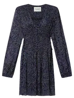 MARANT ETOILE Loriena Mini Dress - Blue