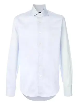 DELL'OGLIO Micro Dot Shirt - White