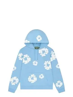 DENIM TEARS Cotton Wreath Hoodie - Light Blue