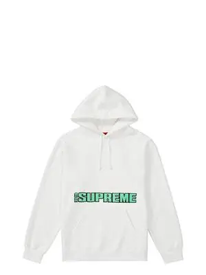 Supreme Blockbuster Hooded Sweatshirt - White