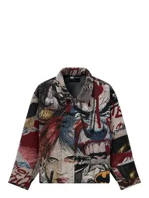 YOUNGLA X Batman Tapestry Jacket - Comic Book