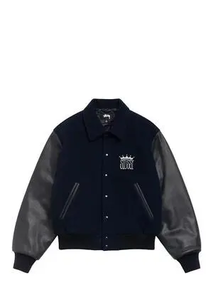 StÜssy Varsity Jacket - Navy Blue