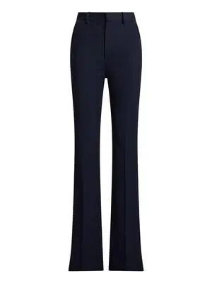 Ralph Lauren Wool Grain De Poudre Wrigley Trousers - Navy