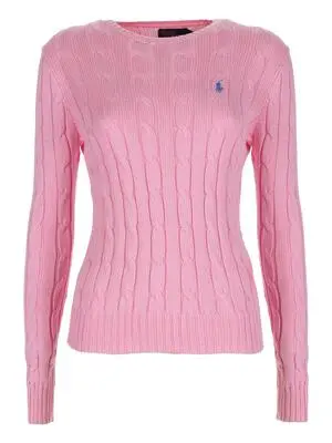 Polo Ralph Lauren Cable Knit Pullover - Pink