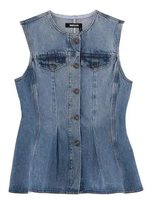Remain Birger Christensen Denim Top - Blue