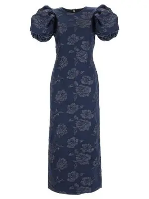 ROTATE BY BIRGER CHRISTENSEN Long Dress With Straps - Blue