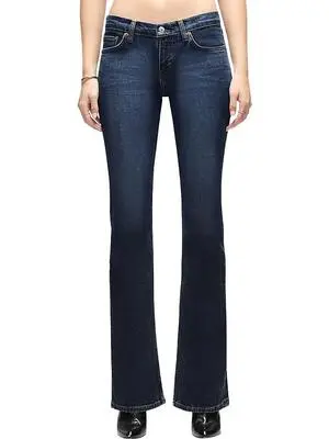 RE/DONE Low Rise Micro Bootleg Jeans - Barely Worn