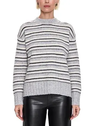 PISTOLA Hanna Oversized Sweater - Grey White