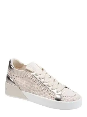 Dkny Mallory Studded Low-Top Sneakers Coconut