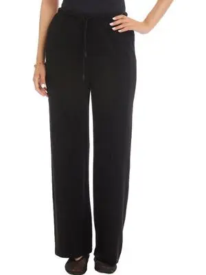 Karen Kane Drawstring Pintuck Sweatpants - Black