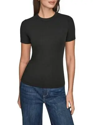 Donna Karan New York Crewneck Top - Black