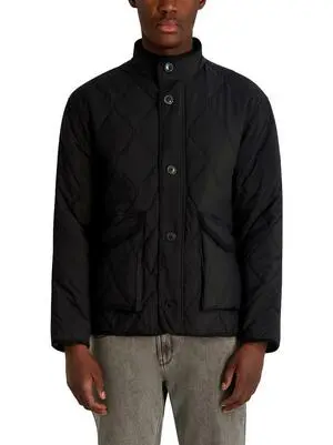 Karl Lagerfeld Diamond Quilted Lightweight Jacket - Black