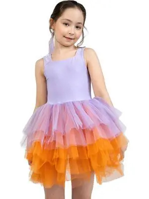 MINI CELEBRITIES Viola Sleeveless Tutu Dress - Lilac Viola