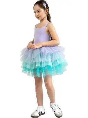 MINI CELEBRITIES Sleeveless Tutu Dress - Lilac Mermaid