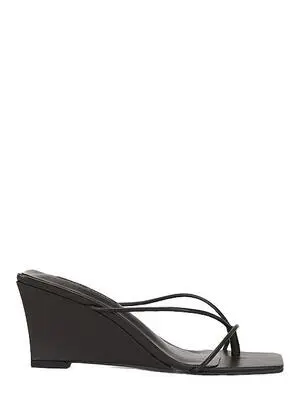 TONY BIANCO Gretta Wedge Sandal - Chocolate Nappa