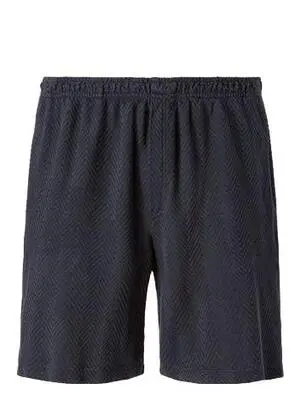 Missoni Bermuda Shorts With Zigzag Pattern - Navy